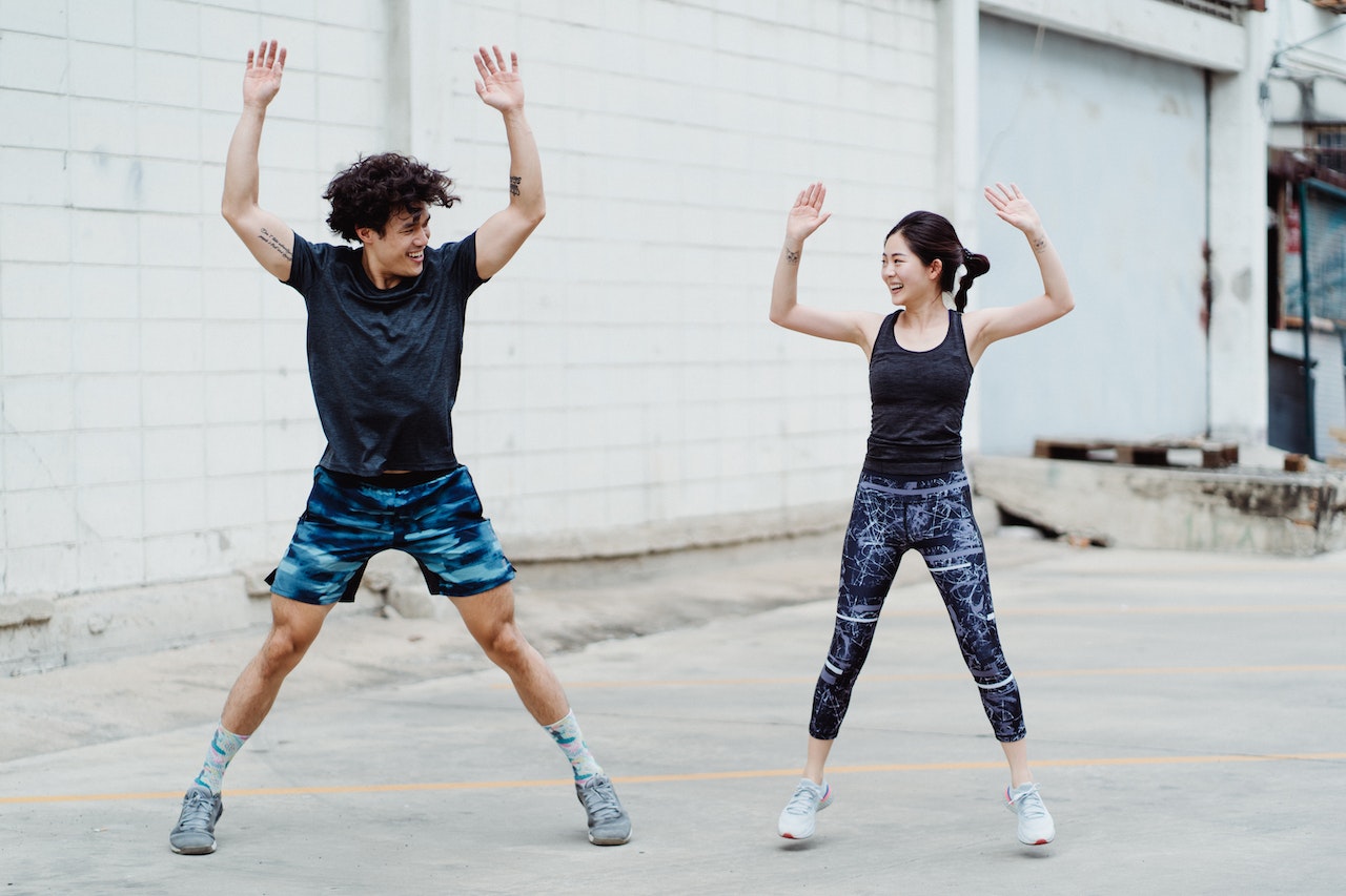 Burpees and jumping jacks: Total body transformation