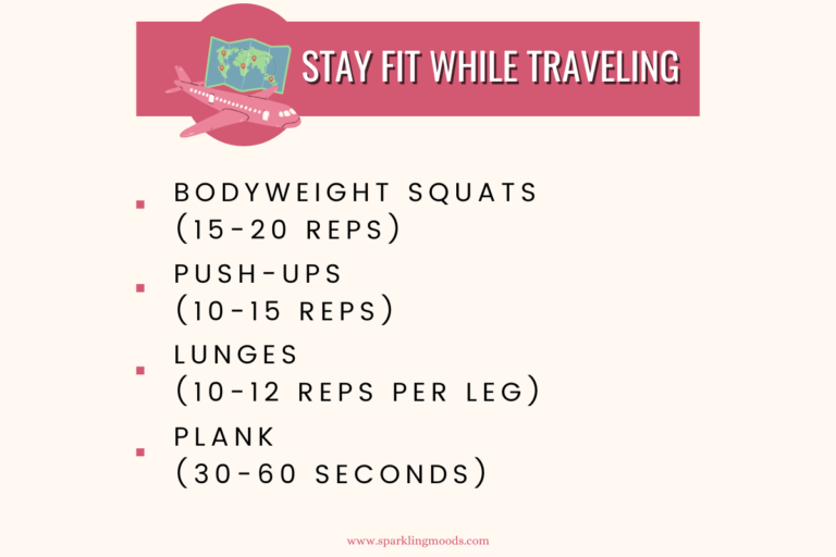 Workout for Travelers: Quick Vacation-Friendly Exercises - Sparkling Moods